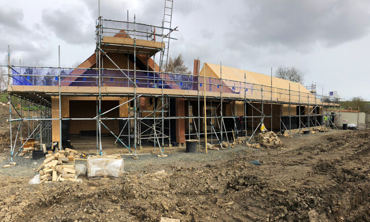 New build progress picture - Great Space Architects