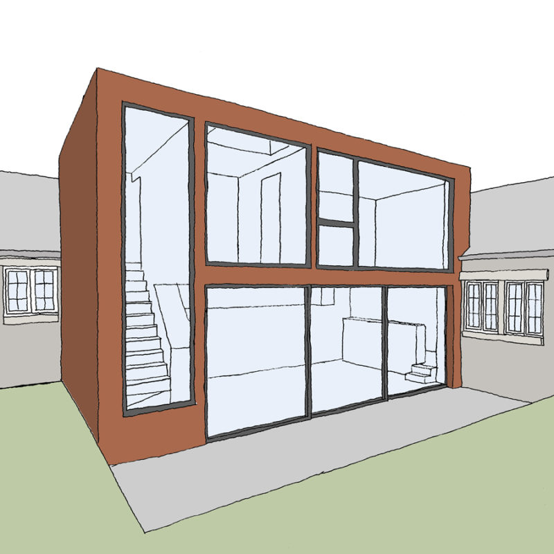 The Bield Corten Extension - Great Space Architects