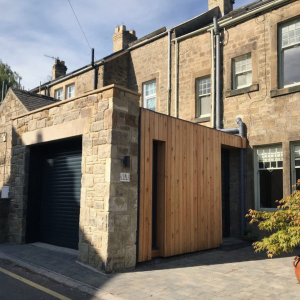 Garage Extension Complete Monks Terrace - Great Space Architects