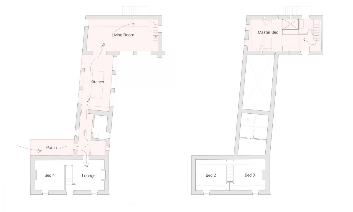 Proposed + Existing Layout - Great Space Architects