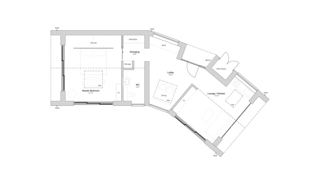 The Lodge Interior Layout - Great Space Architects